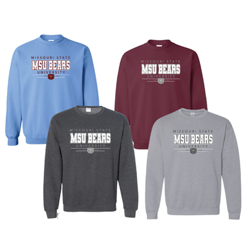 Missouri State Bookstore - Original Bearwear MSU Bears Crewneck